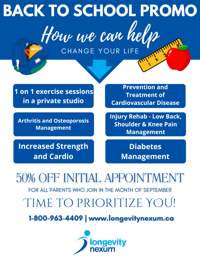 Back to school means back to your health goals! - Longevity Nexum